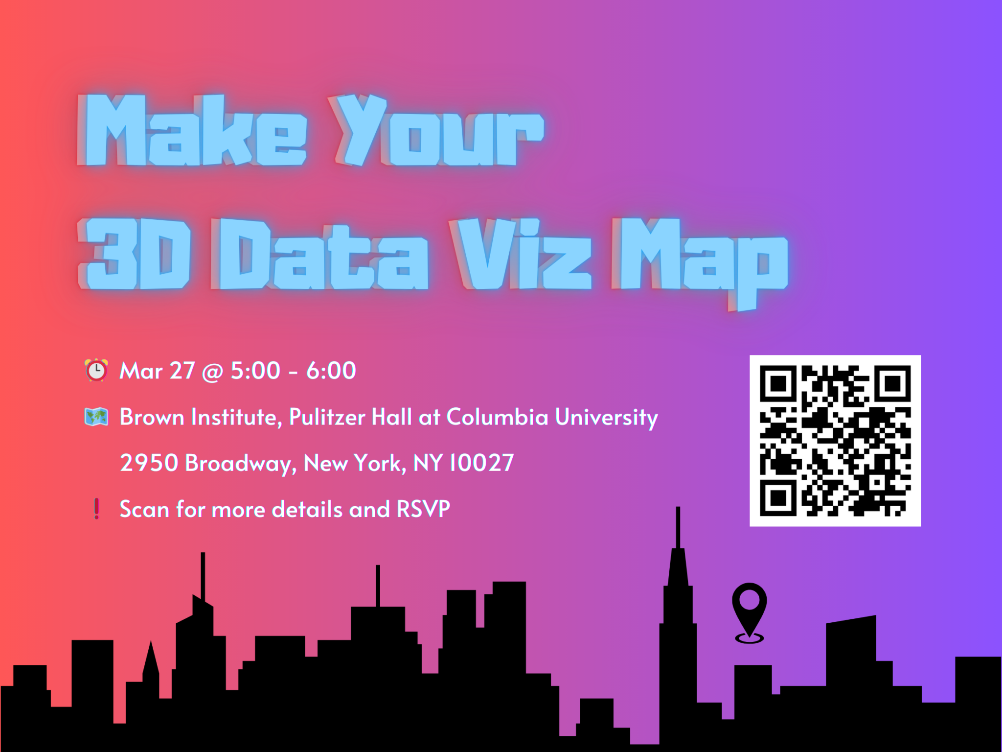 Make Your 3d Data Viz Map Nyc Open Data Week 3496